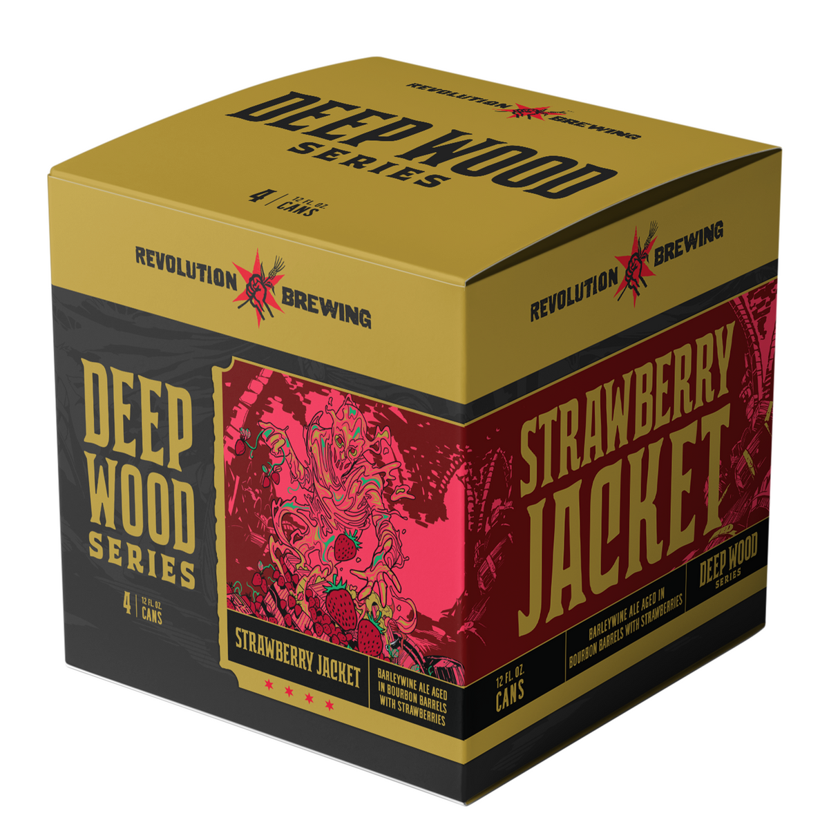 Strawberry Jacket (4-pack) – Revolution Brewing