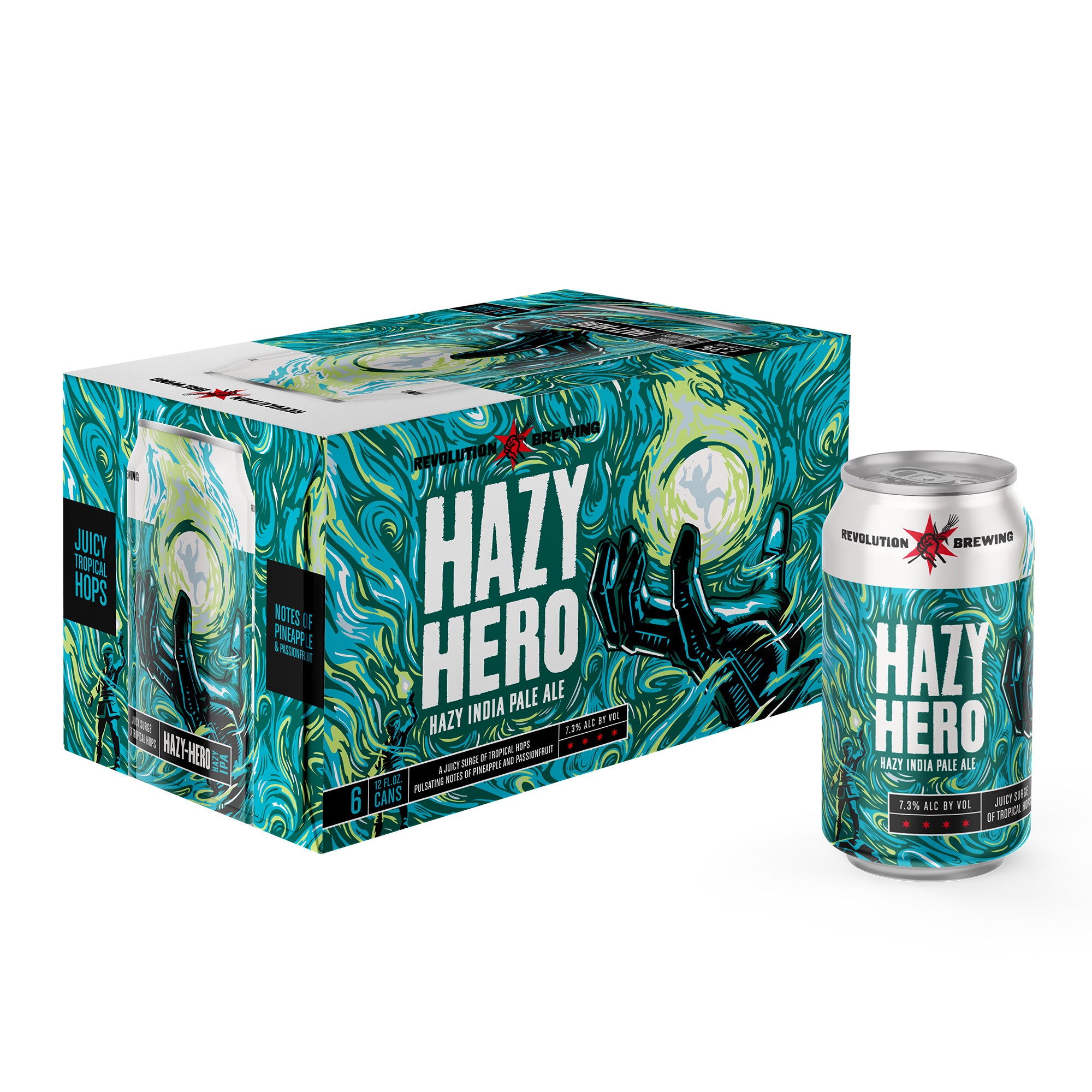 Hazy-Hero (6-pack) – Revolution Brewing